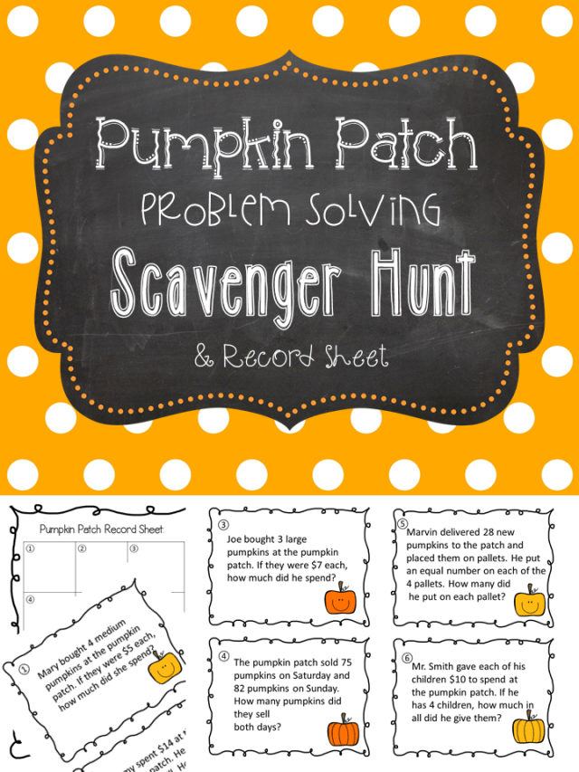 Make a Math Scavenger Hunt!