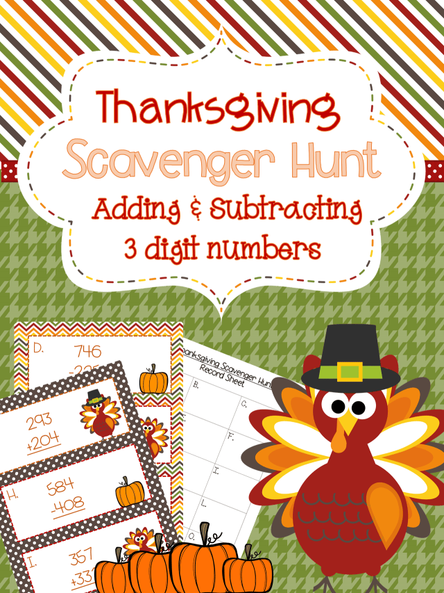 Make a Math Scavenger Hunt!