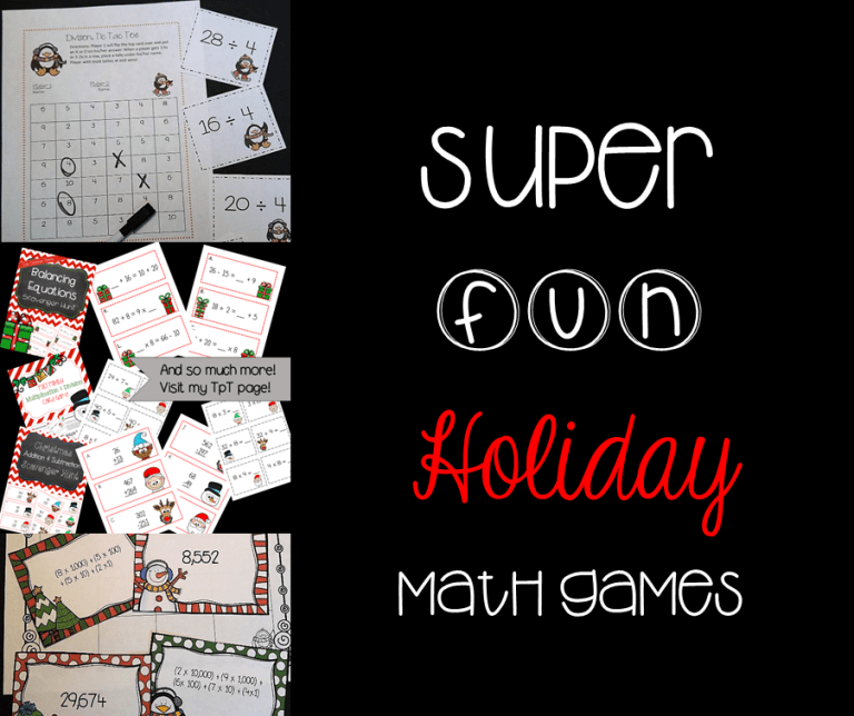 Christmas Math Games