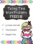 Tips For Teaching Time and a FREEBIE!