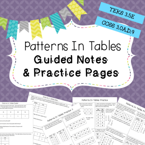 Using Common Objects to Understand Patterns in Tables