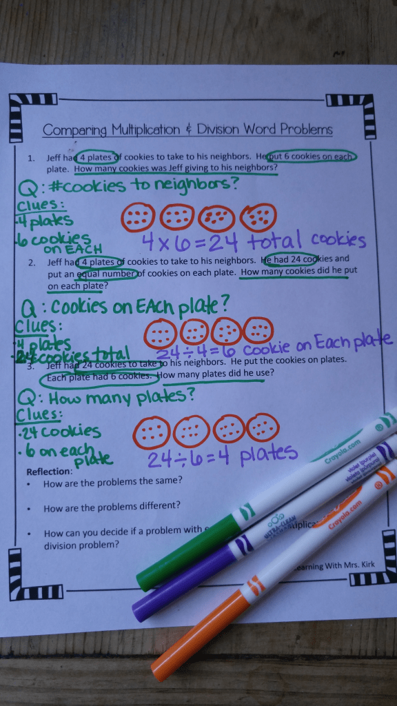 Understanding Multiplication and Division in Word Problems