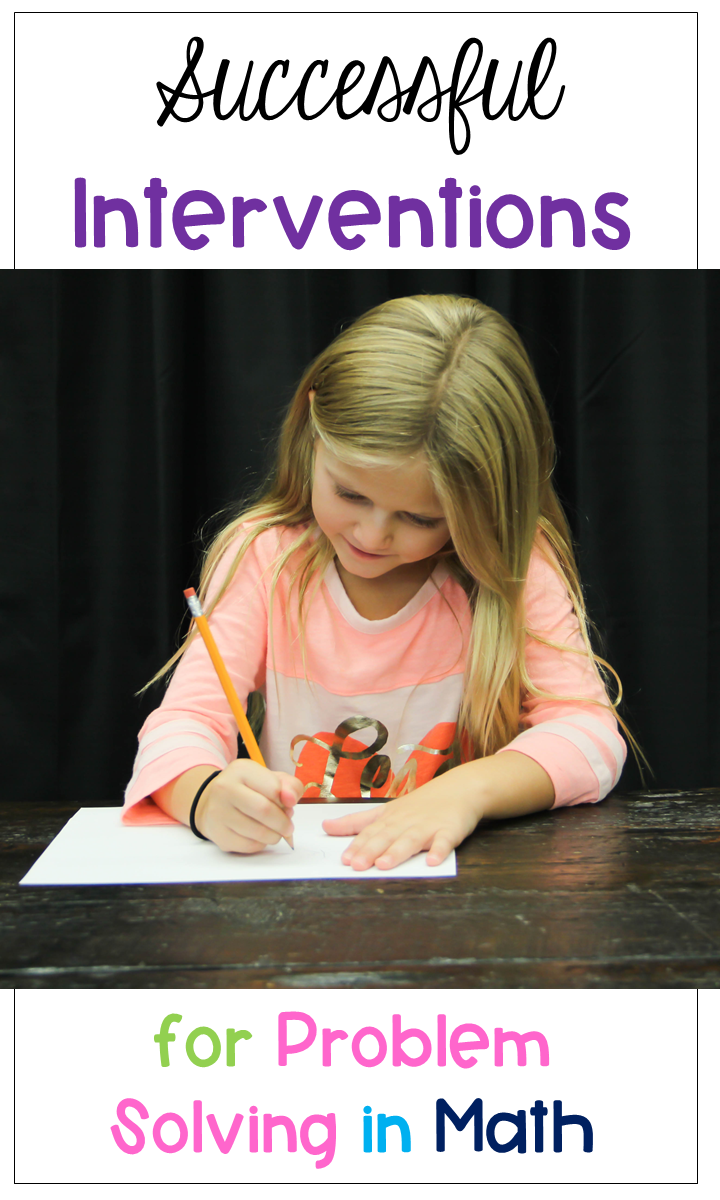 Interventions for Problem Solving in Math